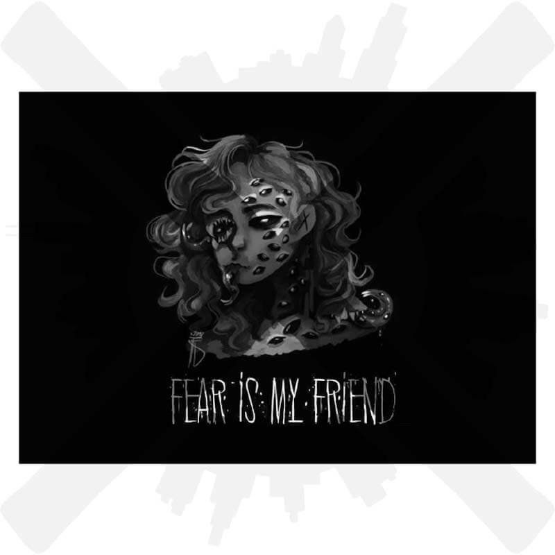Wizzory - Fear is my Friend - Pohlednice » CreepyShop.cz