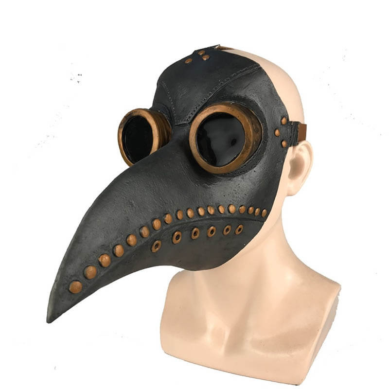 Morový Doktor - Latexová Maska Hnědá » CreepyShop.cz